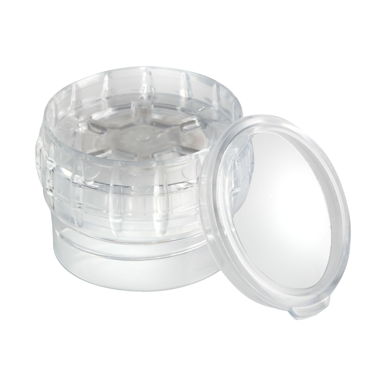 41mm Clear Plastic Easy Grind Elegant Grinder Cap - Plasdene Glass-Pak ...