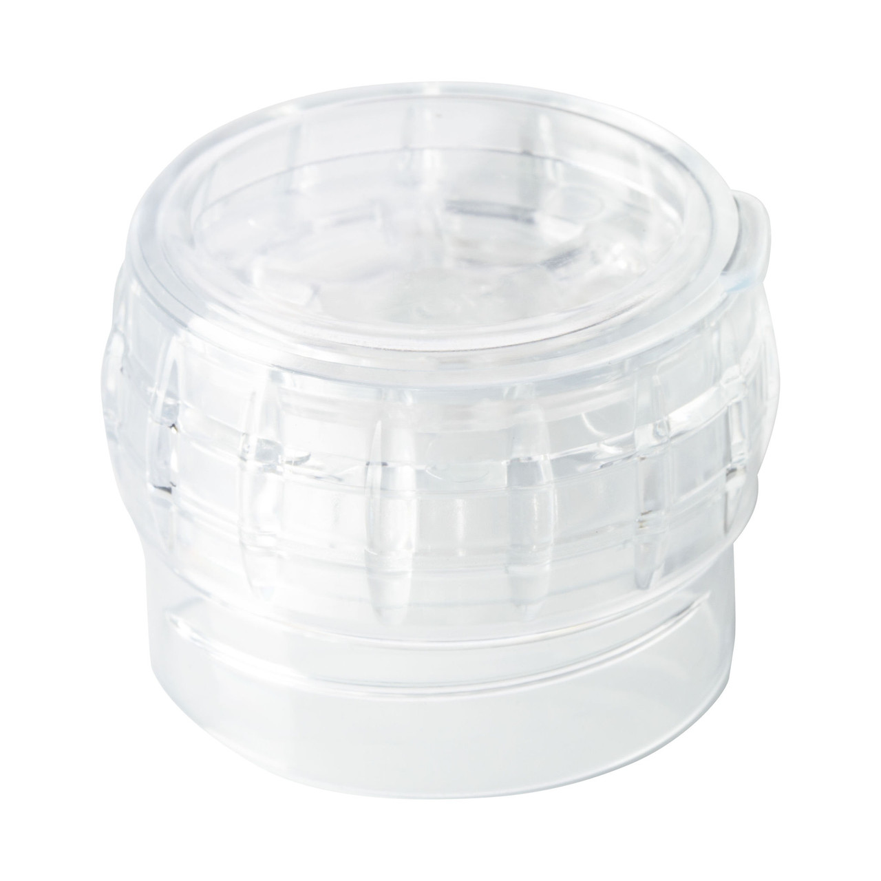 41mm Clear Plastic Easy Grind Elegant Grinder Cap - Plasdene Glass-Pak ...