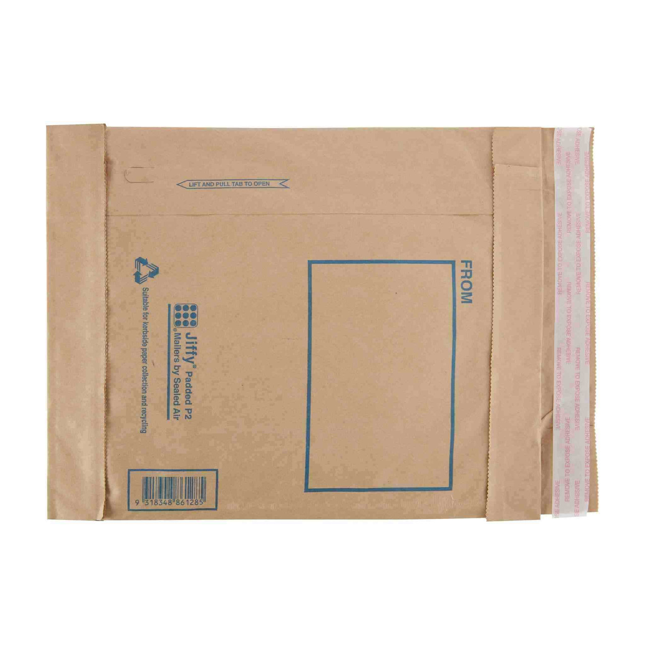 215mm x 280mm P2 Brown Jiffy Bag - Plasdene Glass-Pak Pty Ltd