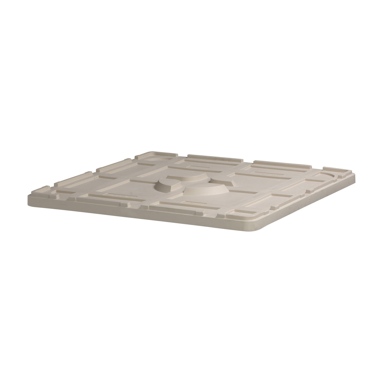 1162 x 1162mm Beige Nally Megabin Lid - Plasdene Glass-Pak Pty Ltd