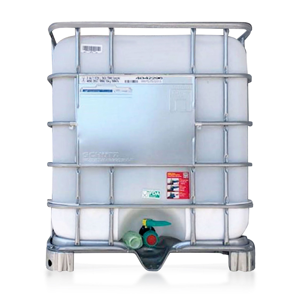 1,000Ltr Natural Plastic Ecobulk Food Grade IBC - Plasdene Glass-Pak ...