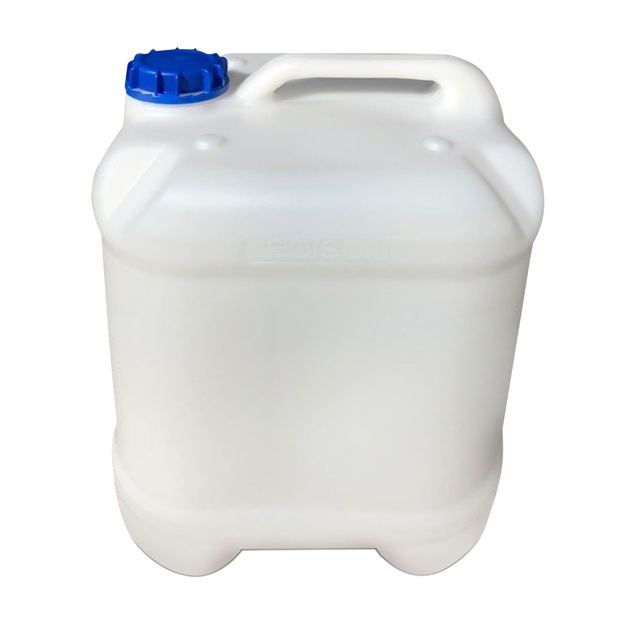 20Ltr Natural Plastic DG 'Poison' Embossed Cube Drum 58mm T/E Cap ...