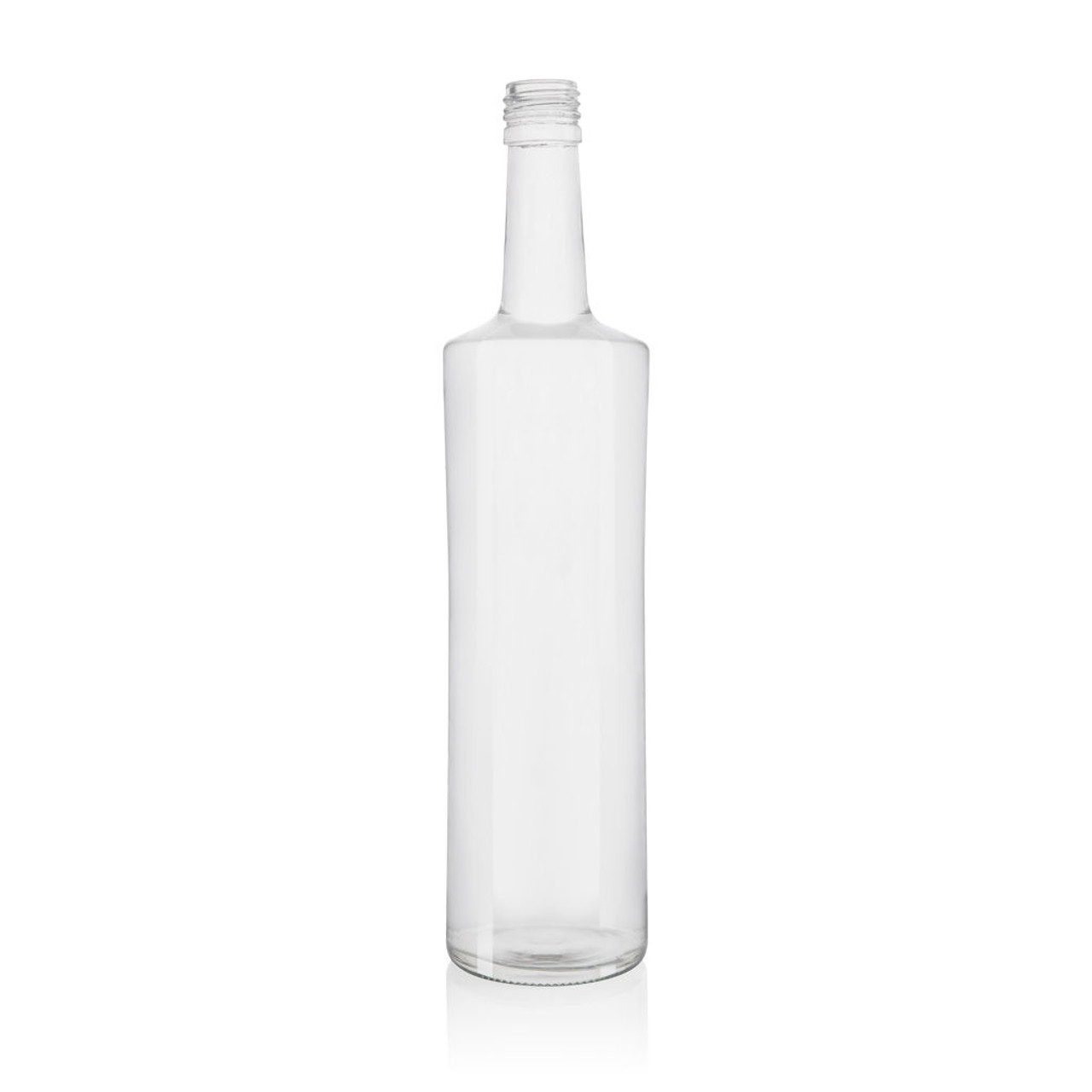 750ml Flint Glass Square Shoulder Wine Bottle Bvs Finish Plasdene