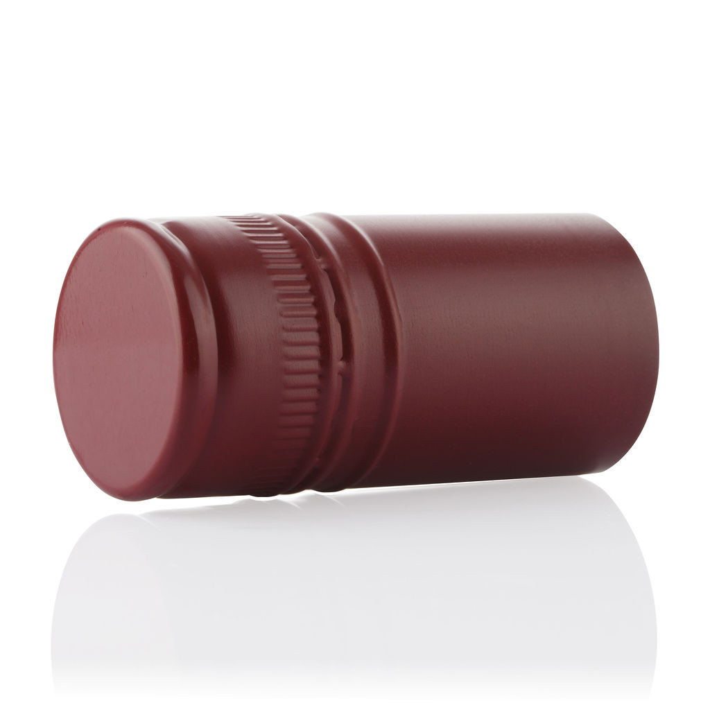 30x60mm Burgundy Aluminium BVS Cap - Plasdene Glass-Pak Pty Ltd