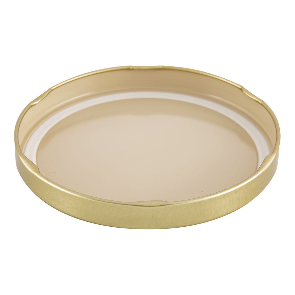 100mm Gold Metal Twist Cap - Plasdene Glass-Pak Pty Ltd