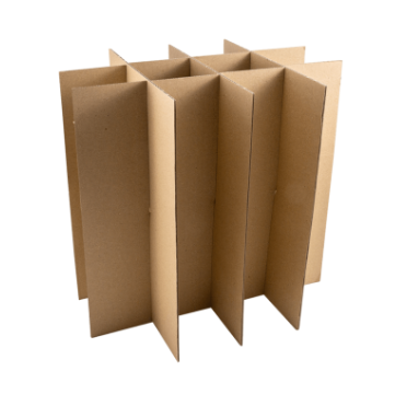 12 Bottle Corrugated Cardboard Dividers - Plasdene Glass-Pak Pty Ltd