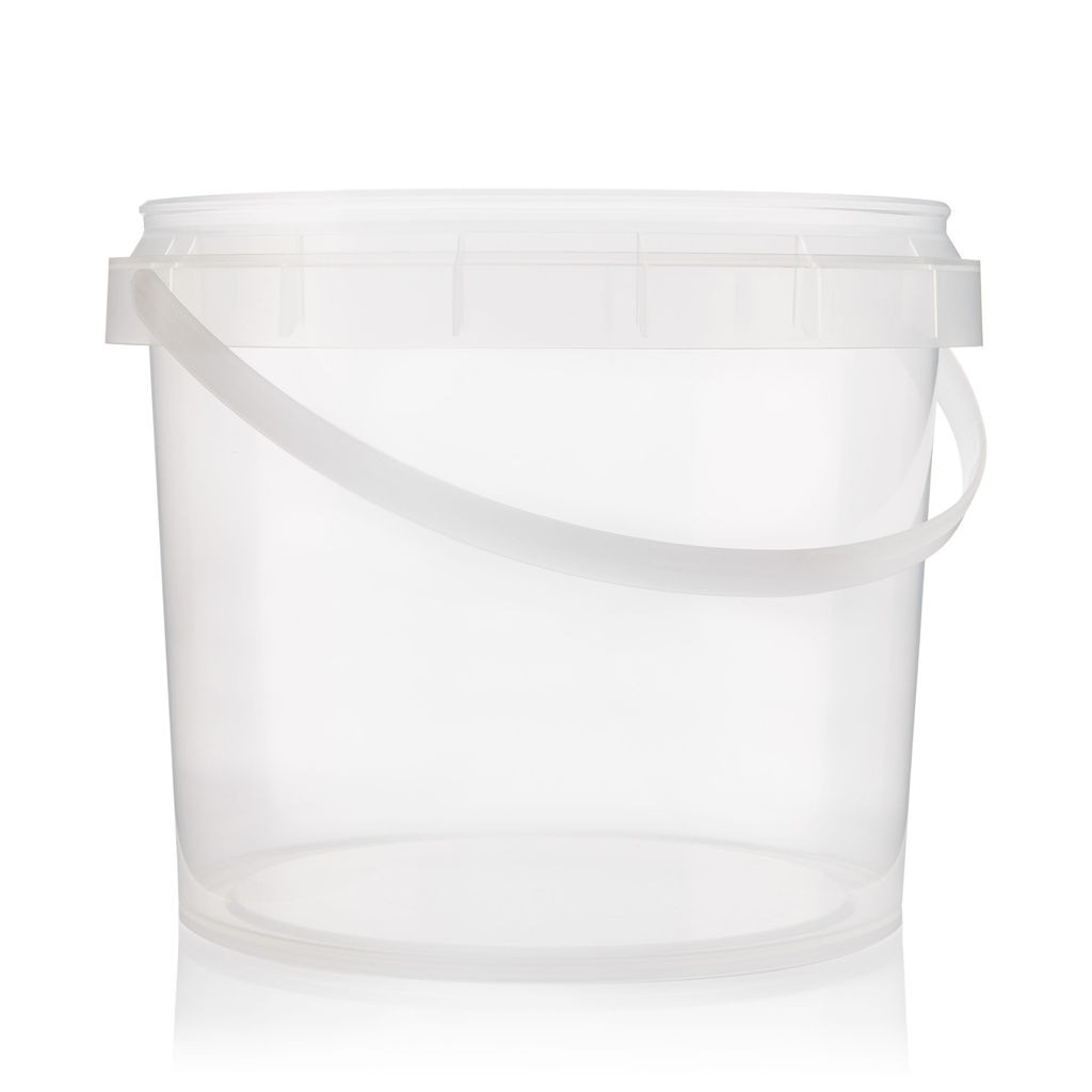 2.3Ltr Clear Plastic Pail T/E Finish - Plasdene Glass-Pak Pty Ltd