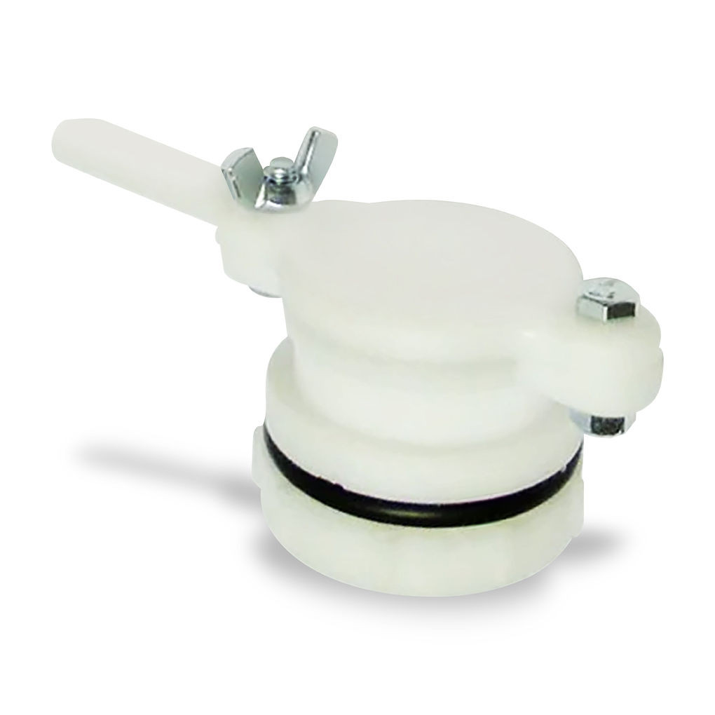 40mm White Thermoplastic Gate Valve - Plasdene Glass-Pak Pty Ltd
