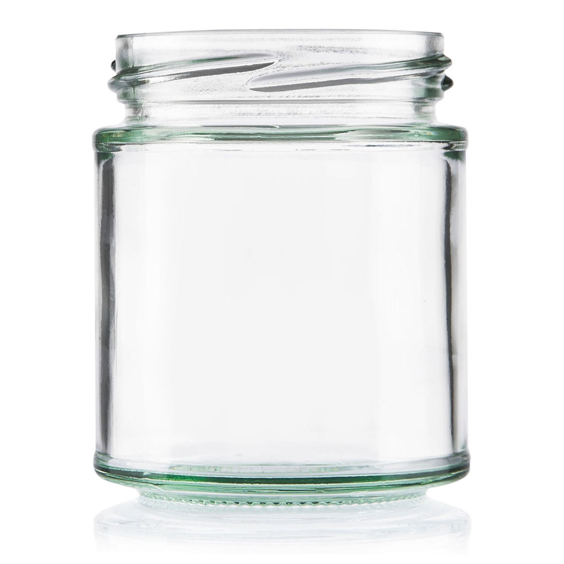 190ml Flint Glass Panelled Food Jar 63mm Twist Finish - Carton - Plasdene Glass-Pak Pty Ltd