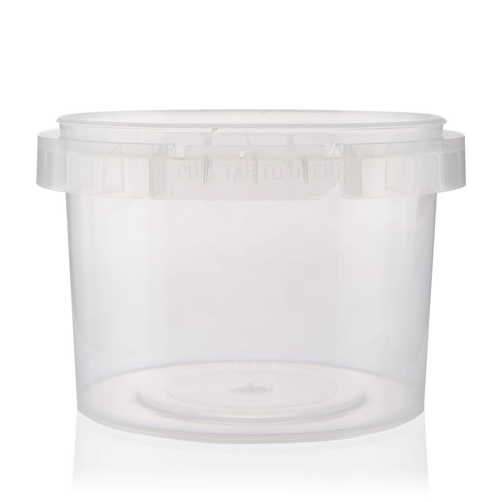 280ml Clear Plastic Food Tub 95mm T/E Finish - Plasdene Glass-Pak Pty Ltd