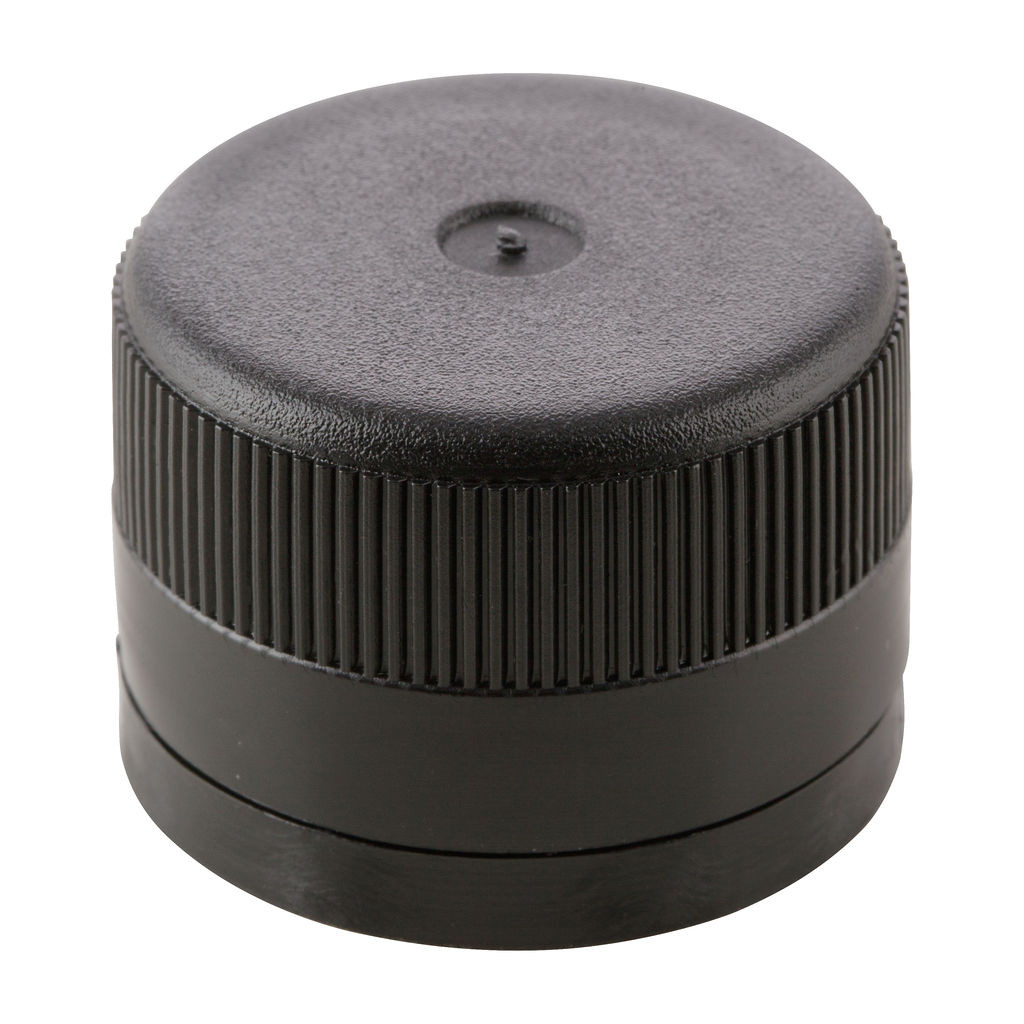 31.5mm Black Plastic Tamper Evident Cap and Pourer Insert - Plasdene ...