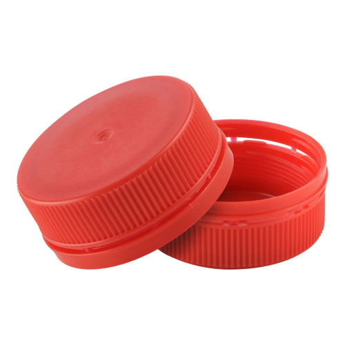 38mm Red Plastic Tamper Evident Snaploc Cap - Plasdene Glass-Pak Pty Ltd