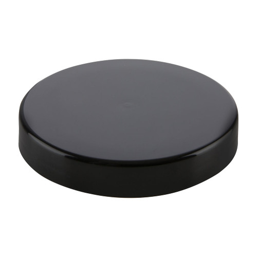 70mm Black Plastic Screw Cap with Liner - Plasdene Glass-Pak Pty Ltd