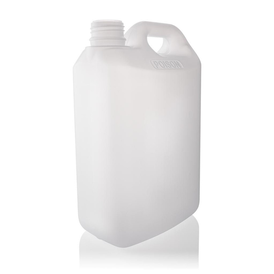 2.5Ltr Natural Plastic DGA Jerrican 38mm T/E Finish - Pallet - Plasdene ...