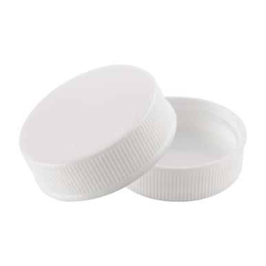38mm White Plastic Screw Cap with Liner - Plasdene Glass-Pak Pty Ltd