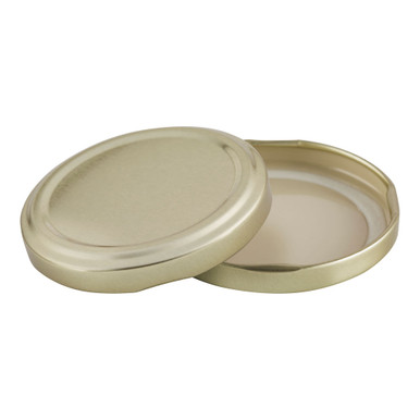 63mm Gold Metal RTS Twist Cap - Plasdene Glass-Pak Pty Ltd