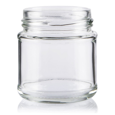 100ml Flint Glass Panelled Food Jar 53mm Twist Finish - Carton ...