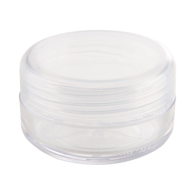 10ml Clear Plastic Lip Balm Jar and Lid - Plasdene Glass-Pak Pty Ltd