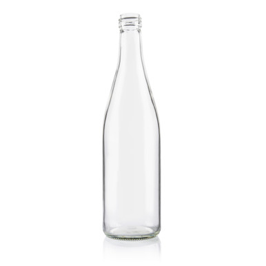 500ml Flint Glass Mineral Water Bottle 28mm Alcoa Finish- Pack ...