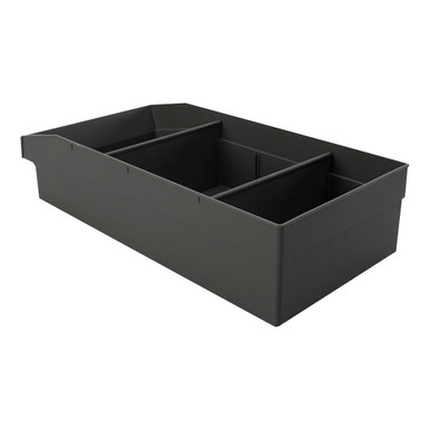 Grey Nally Utility Bin 400 x 200 x 100mm - Plasdene Glass-Pak Pty Ltd