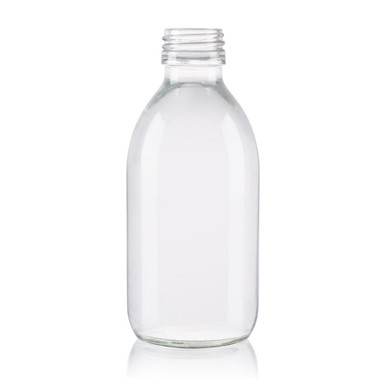 Wholesale 200ml Flint Glass Syrup Bottle 28mm T/E Finish