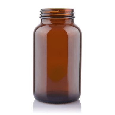 250ml Amber Glass Powder Bottle 48mm Screw Finish - Plasdene Glass-Pak ...
