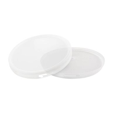 165mm Natural Plastic T/E Lid - Plasdene Glass-Pak Pty Ltd