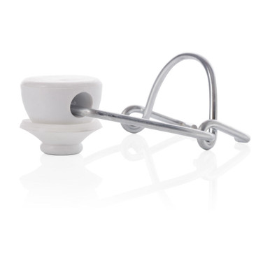 White Swingtop Stopper - Plasdene Glass-Pak Pty Ltd