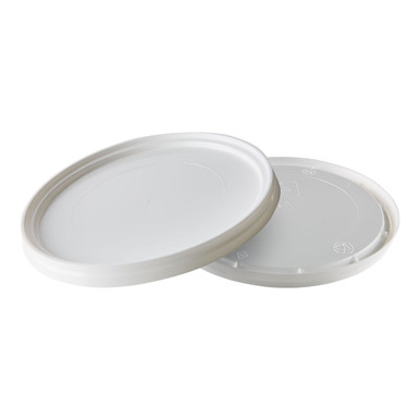 162mm White Plastic T/E Lid - Plasdene Glass-Pak Pty Ltd