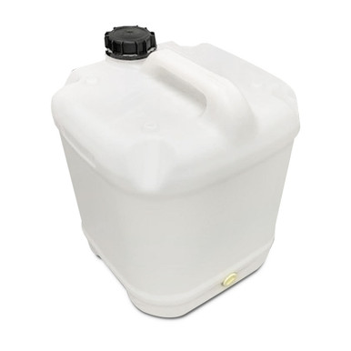 20Ltr Natural Plastic Cube with 58mm T/E Cap PWB - Plasdene Glass-Pak ...