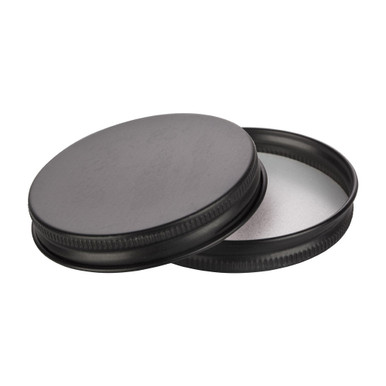 63mm Matte Black Aluminium Screw Cap with Liner - Plasdene Glass-Pak ...