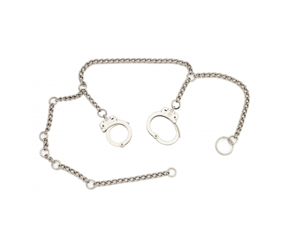 SMITH & WESSON M1800 BELLY CHAIN RESTRAINTS NICKEL FINISH - LC Action ...