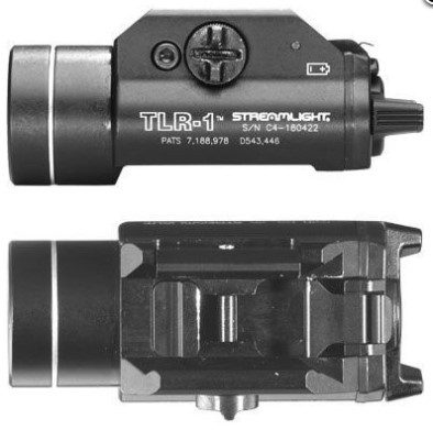 STREAMLIGHT TLR-1 RAIL MOUNTED WEAPON LIGHT 300 LUMENS 69110