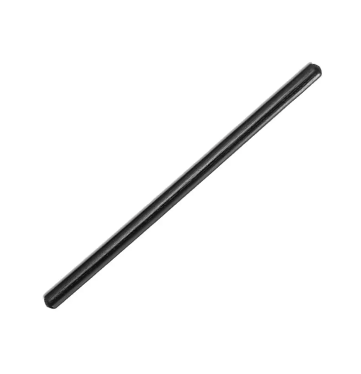 26" HICKORY BATON BLACK FINISH LAPD