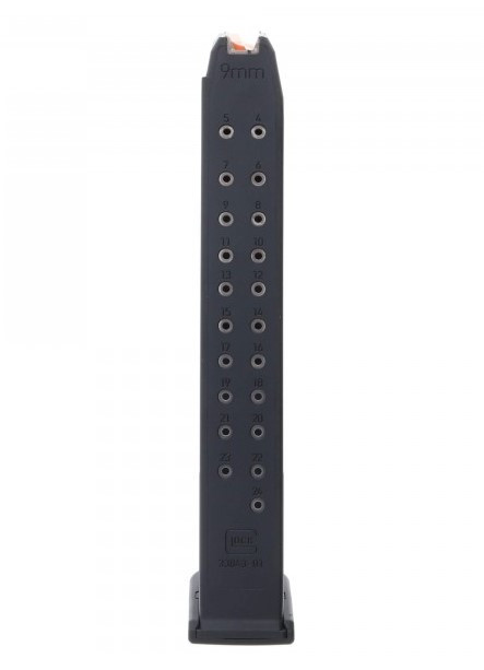 GLOCK G17, G19, G26, G34, G45, G47 24RD MAGAZINE ORANGE FOLLOWER OEM ...