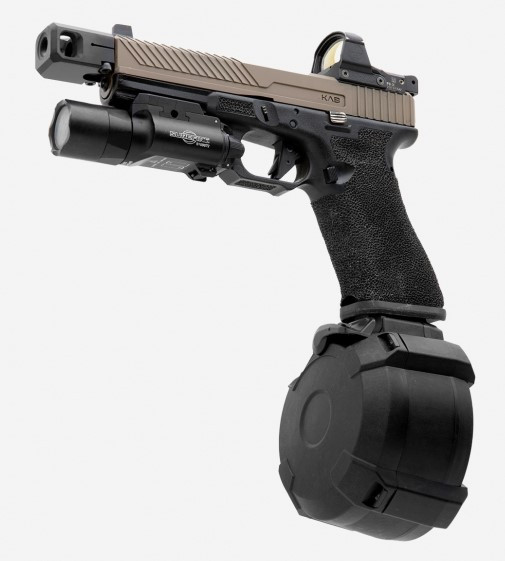 Magpul Glock 50rd Drum Pmag D 50 Gl9 9mm Magazine Black Mag1033