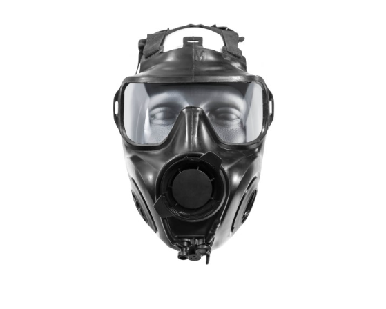AVON PROTECTION FM54 RESPIRATOR TWINPORT GAS MASK ASSEMBLY