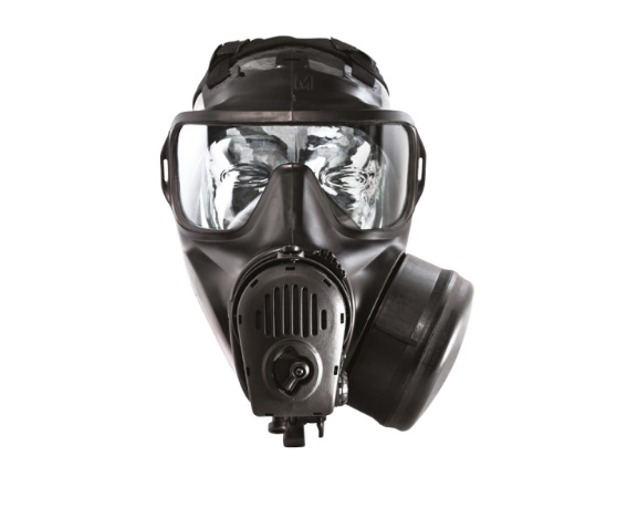 AVON PROTECTION FM53 RESPIRATOR SINGLE PORT GAS MASK ASSEMBLY