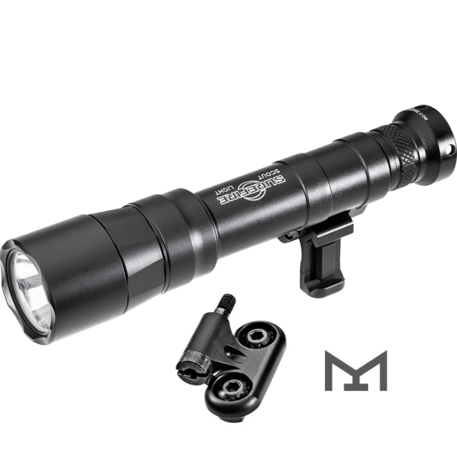 SUREFIRE M640DFT-BK-PRO TURBO SCOUT DUAL FUEL RIFLE MOUNTED WEAPON LIGHT