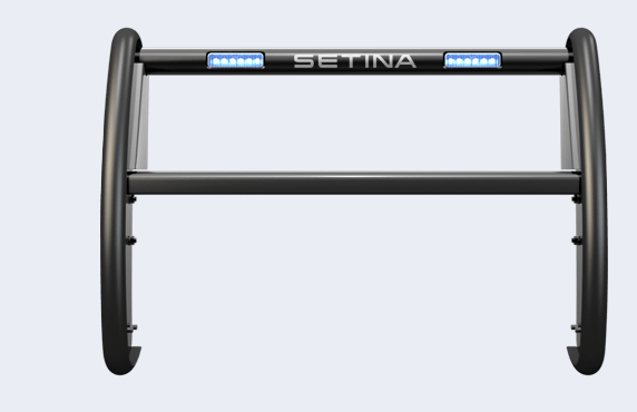 SETINA PB540L PUSH BUMPER WITH 2 FOWARD LIGHTS & 1 SIDE LIGHT