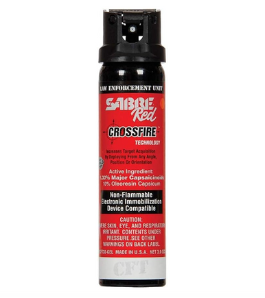 SABRE RED MK4 CROSSFIRE OC PEPPER SPRAY - LC Action Police Supply