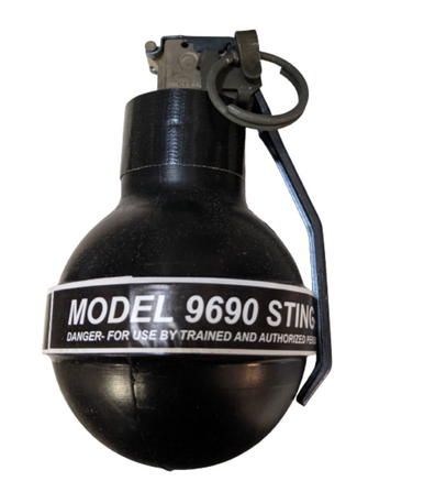 CTS 9690 NO IRRITANT STING-BALL RUBBER BALL GRENADE - LC Action Police ...