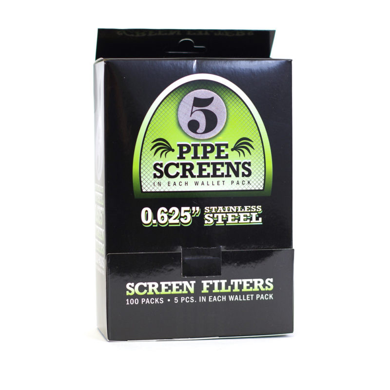 Pipe Screen Stainless-5 Screens - #2467 - Rise Smoke Shop