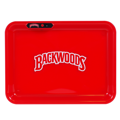 Backwoods LED Rolling Tray Asstd Colors - Rise Smoke Shop