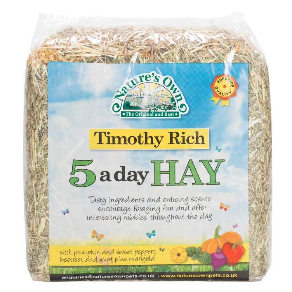 Timothy Rich 5 a Day Hay 1kg | Just for Pets