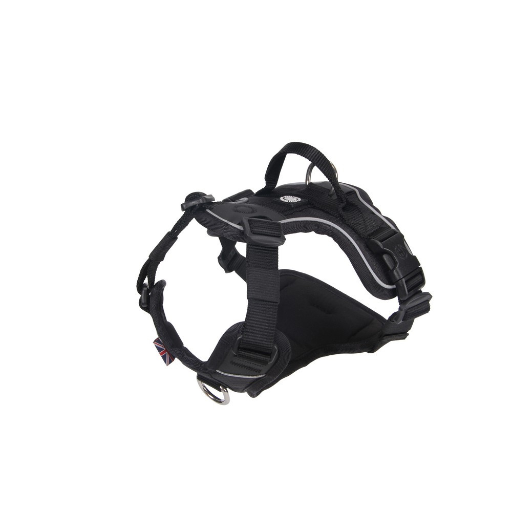 Bully Billows Hurricane Harness Black | Just for Pets