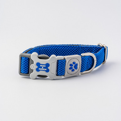 Hugo & Hudson Marine Blue Mesh Collar | Just for Pets