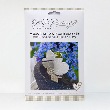 Oh So Precious Memorial Plant Marker With Seeds | Just for Pets