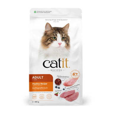Catit Recipes Poultry Adult Cat Kibble 2.2lbs