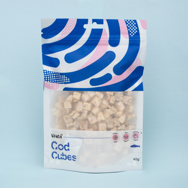 Waita Freeze Dried Cod Cubes 40g | Just for Pets